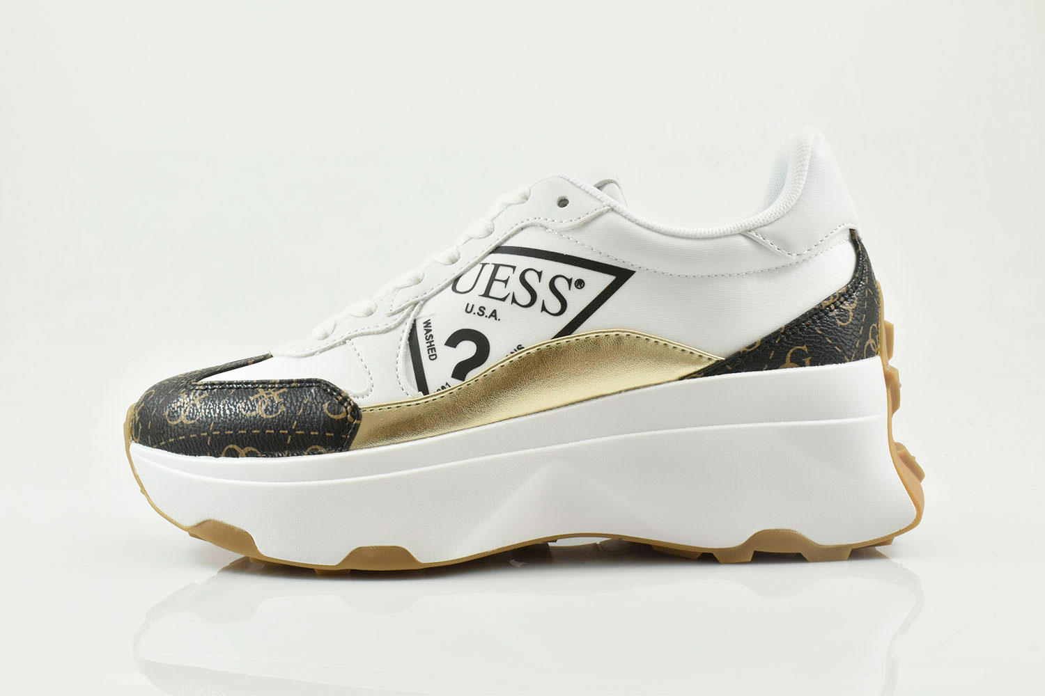 Guess CALEBB5 White Logo - Polychronakis Shop