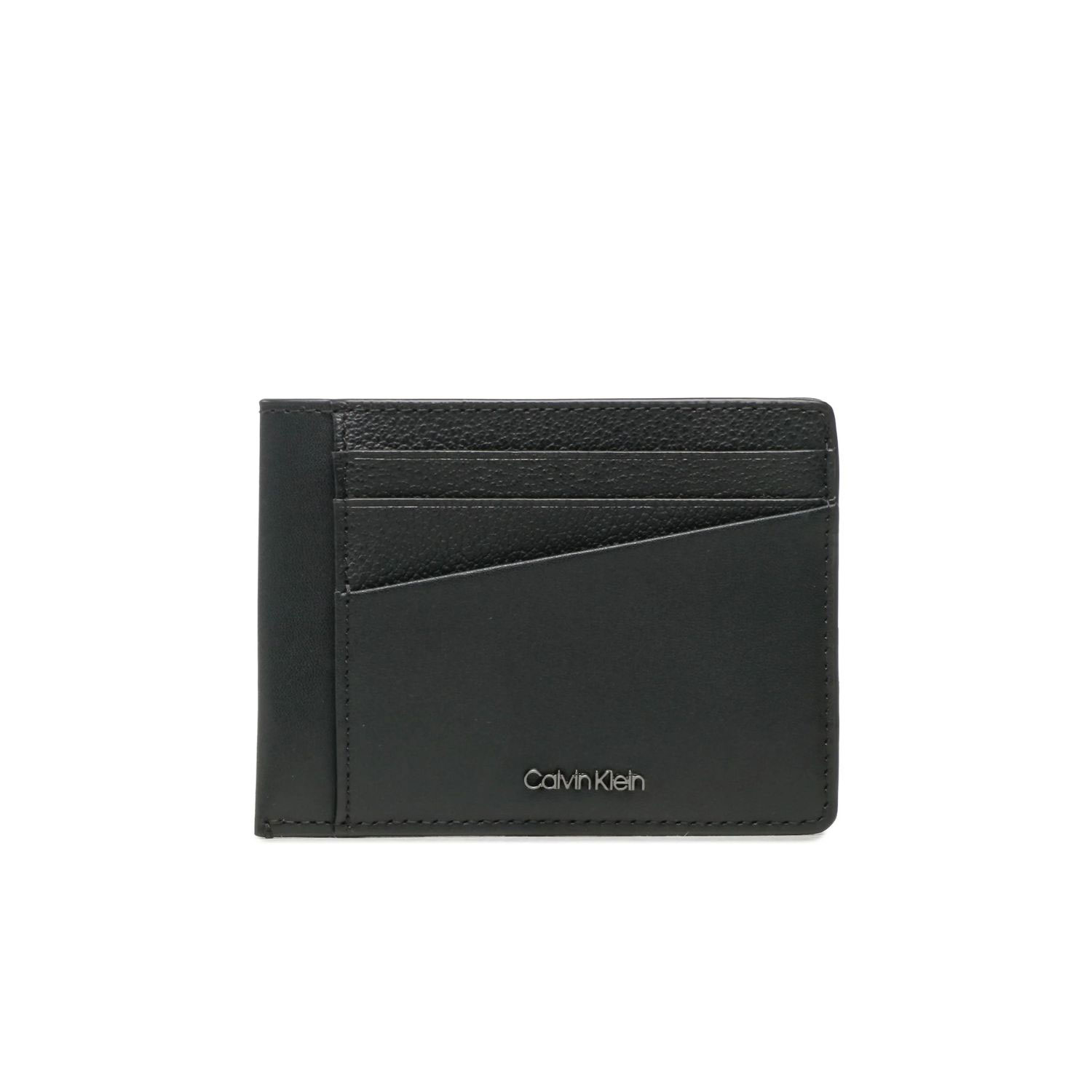 Calvin Klein Ck Diagonal Id Cardholder Μαύρο - Polychronakis Shop