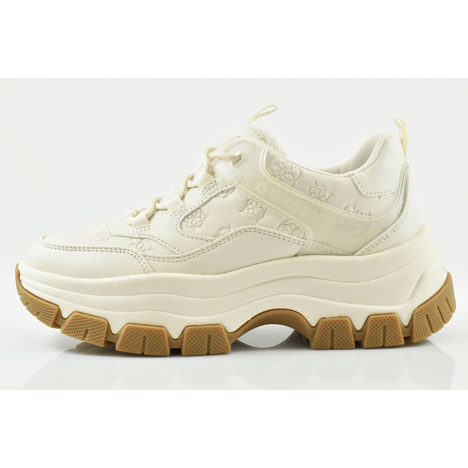 Guess BISUN Κρεμ - Polychronakis Shop