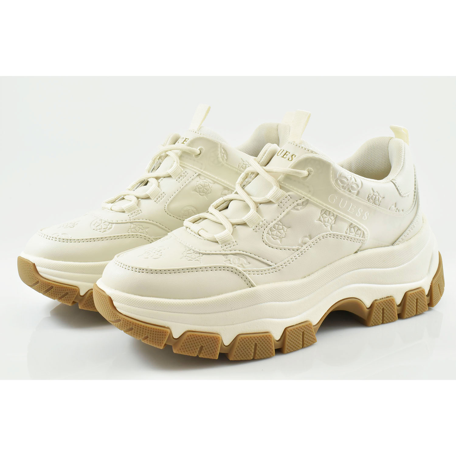 Guess BISUN Κρεμ - Polychronakis Shop